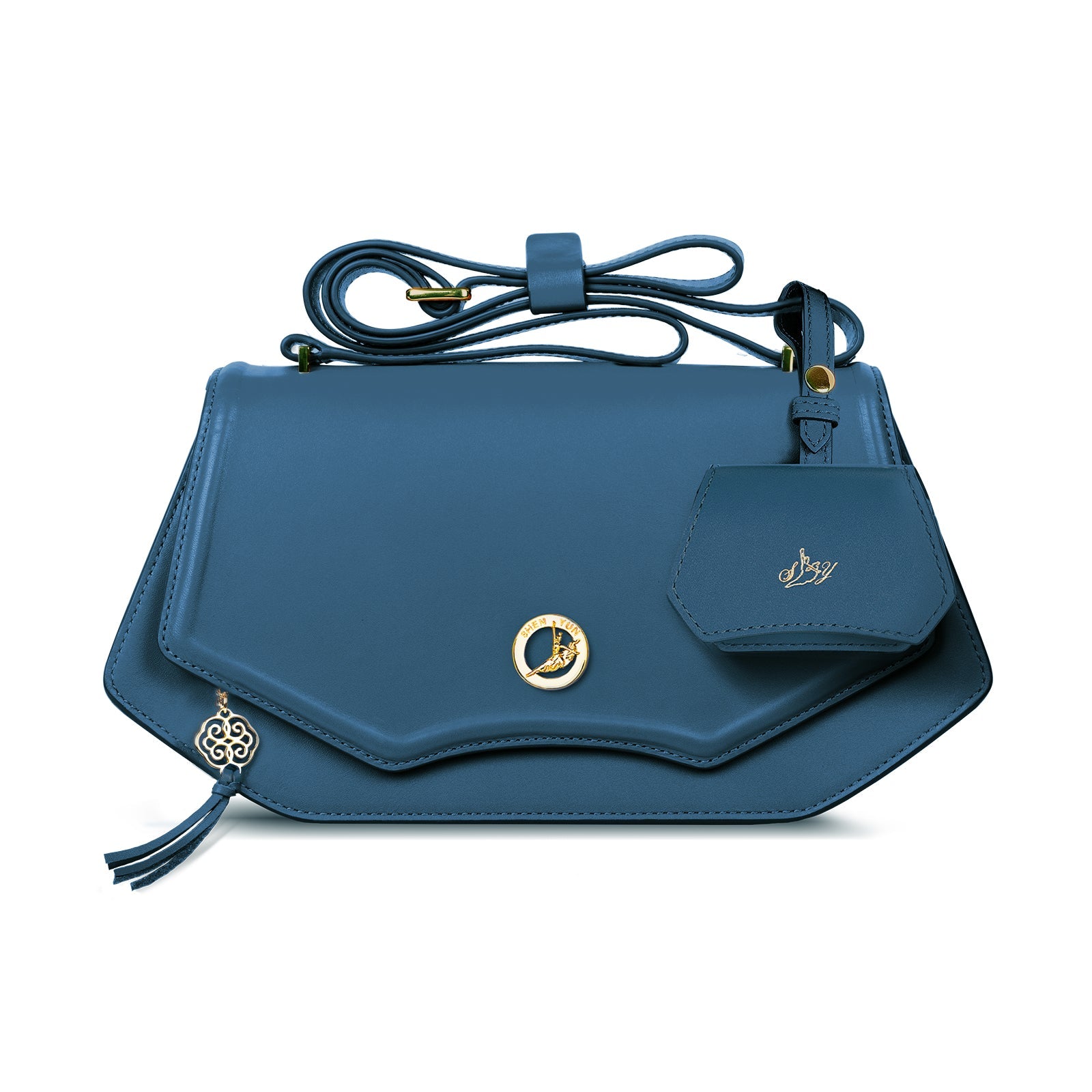 Manchurian Elegance Crossbody Bag Navy – Shen Yun Collections Canada