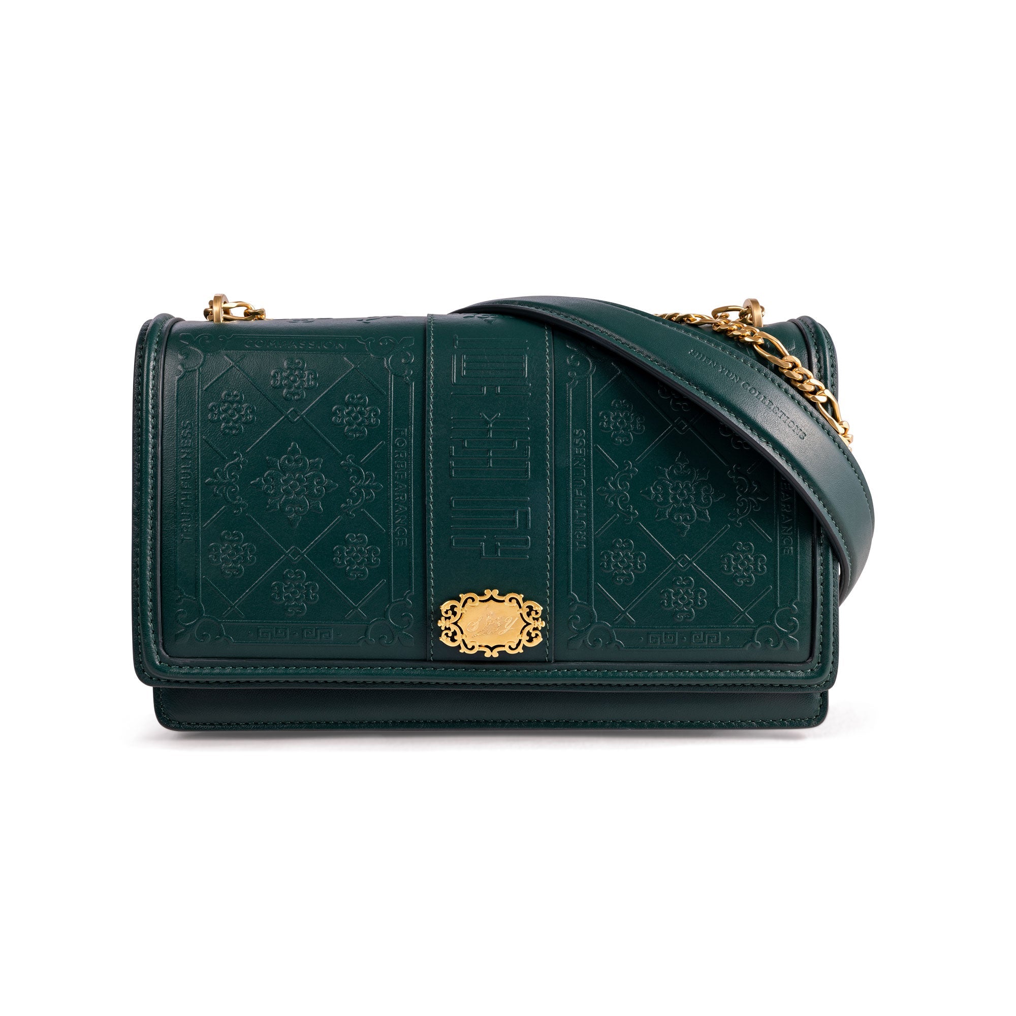 Zhen Shan Ren Shoulder Bag Pine Green – Shen Yun Collections Canada