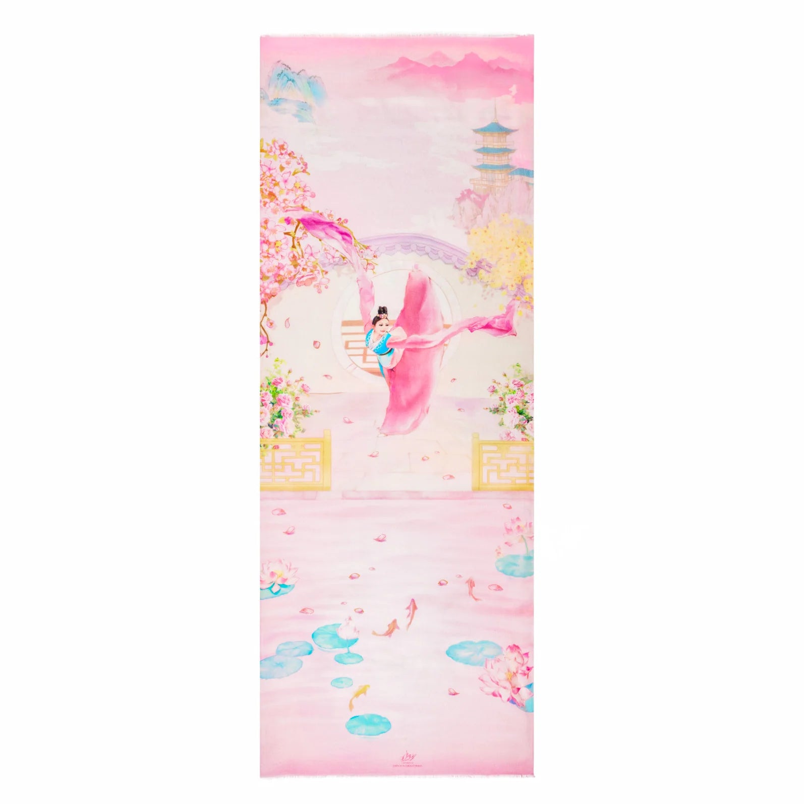 Lady of the Courtyard Long Scarf – Shen Yun Collections Canada
